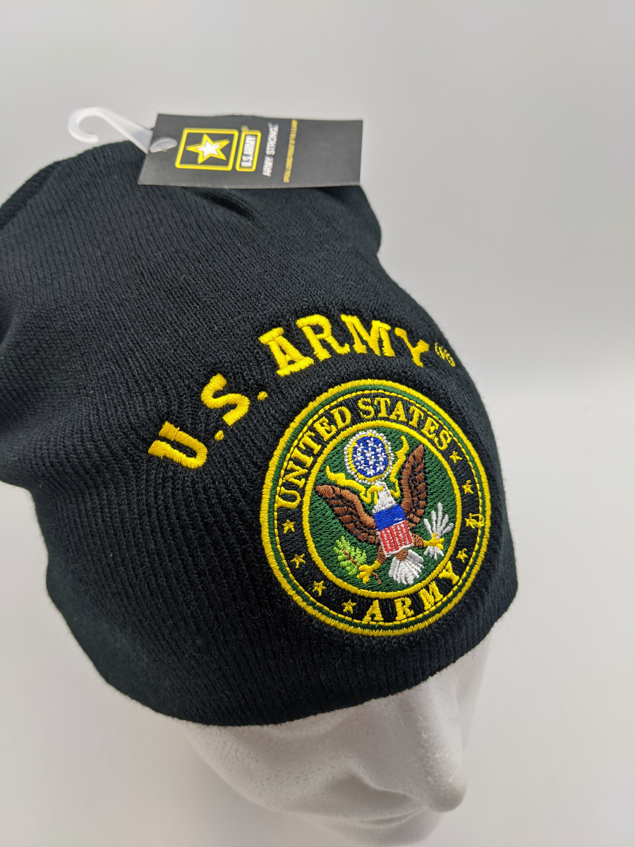 Licensed United States Army Beanie Hat Cap - U.S. Army - Emblem ...