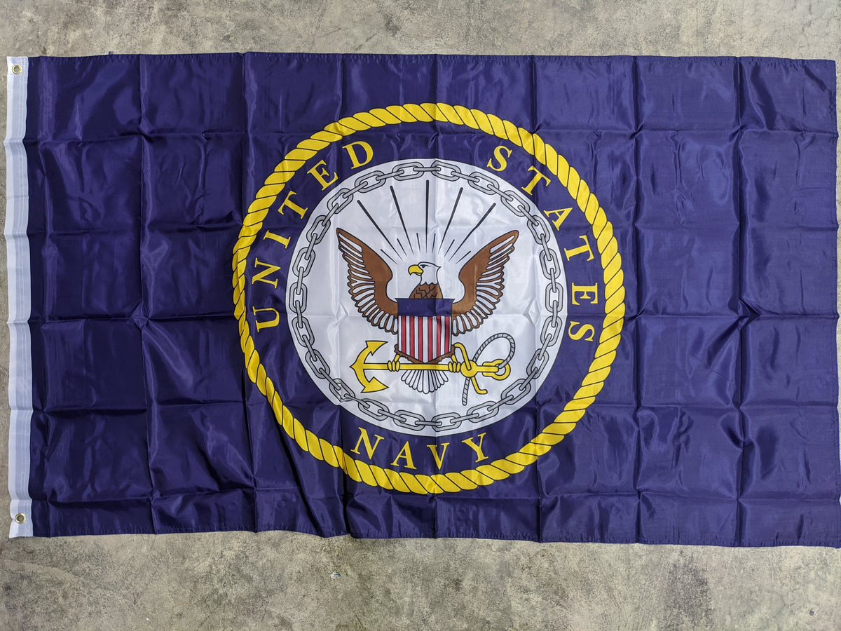 United States Navy Emblem Flag 3'x5' – Discount Flags